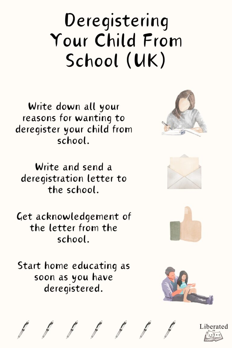How to Deregister Your Child From School UK (Template Letter)