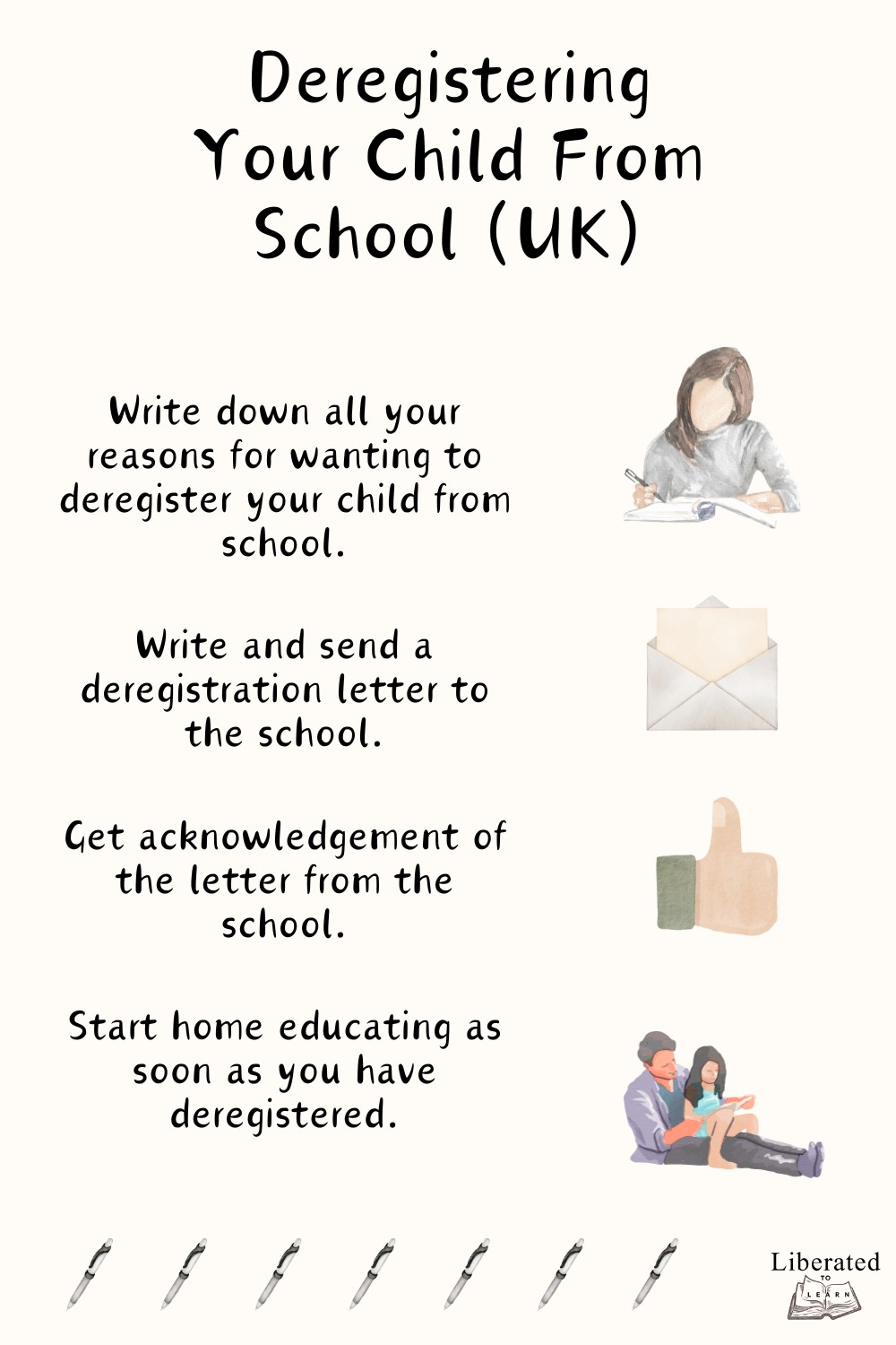 How to Deregister Your Child From School UK (Template Letter)