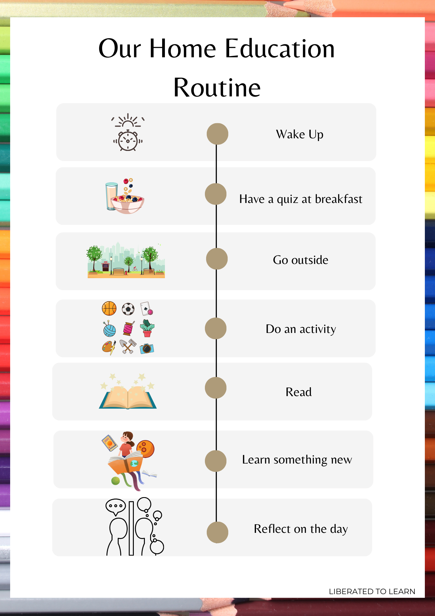 Schedules & Routines - Liberated to Learn