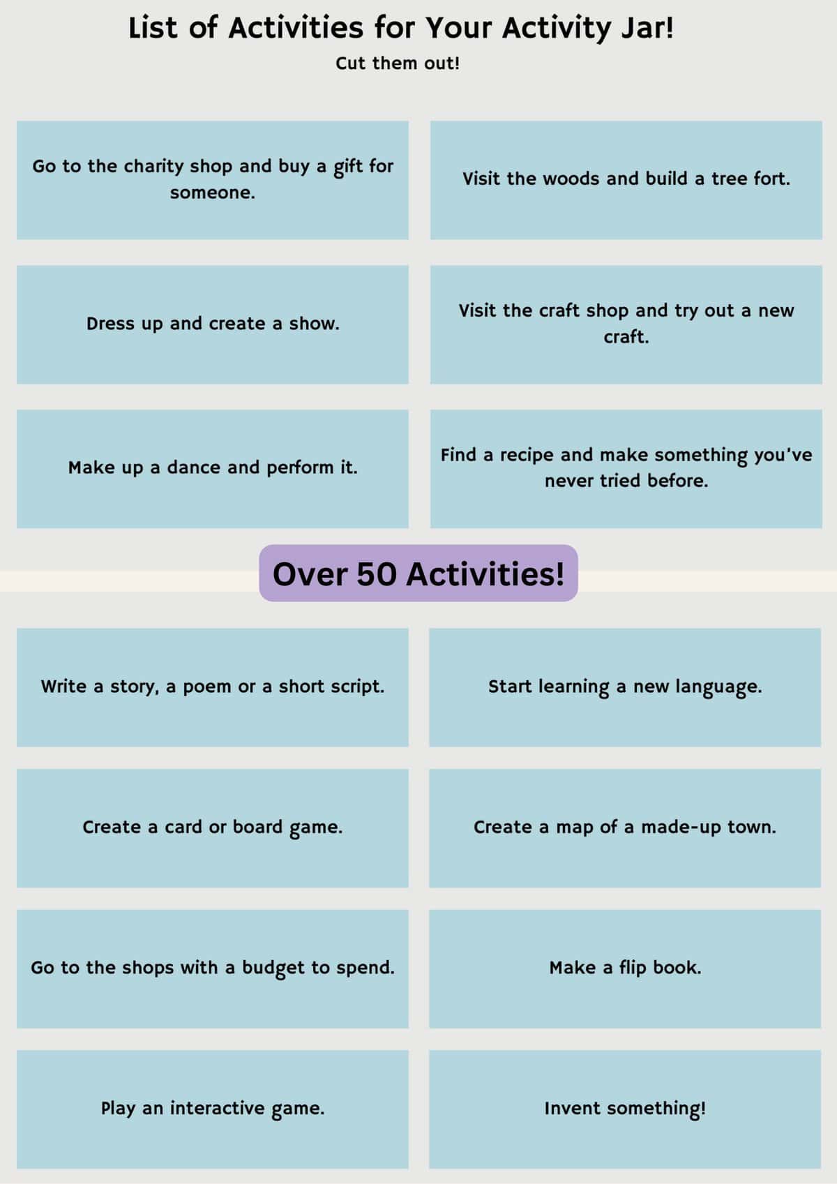 Activities and Learning Ideas - Liberated to Learn