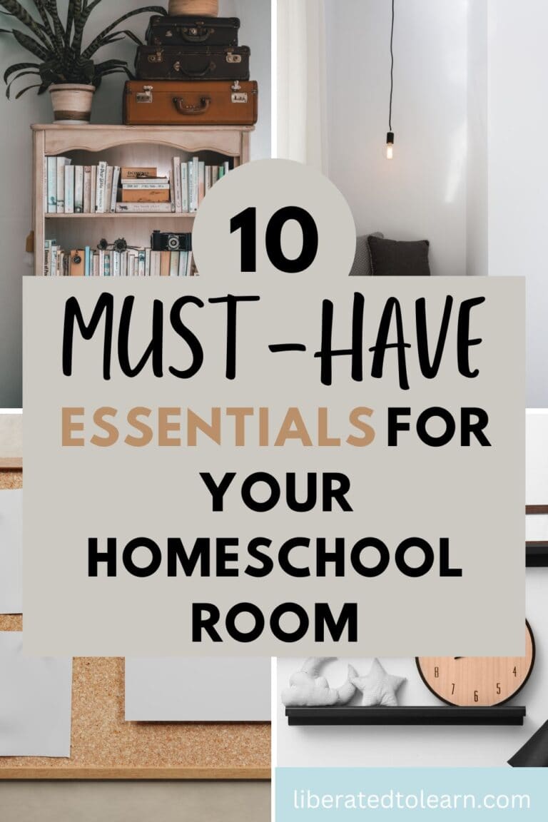 10 Must-Have Essentials For Your Homeschool Room