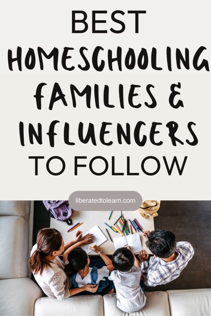 Best Homeschooling Families and Influencers to Follow